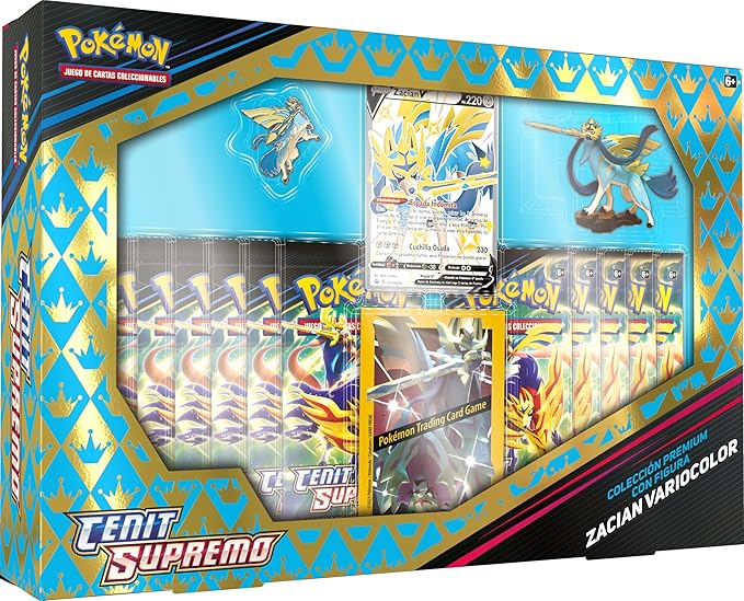 Pokémon: JCC Pokémon Premium Collection with Assorted Color Zacian Fig ...